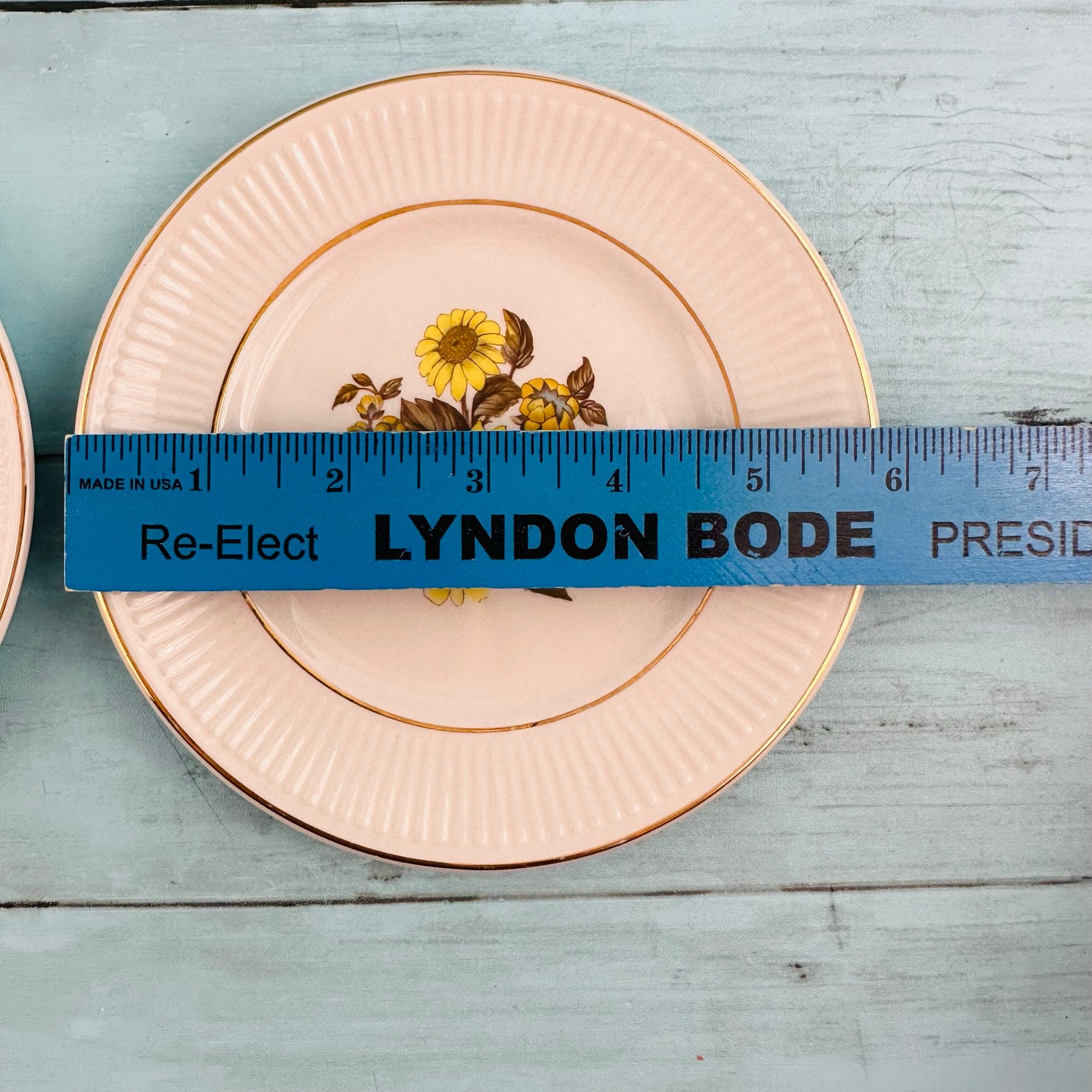 Vintage Royal Warwick Sunflower Plates Set of TWO Made in England - Etsy