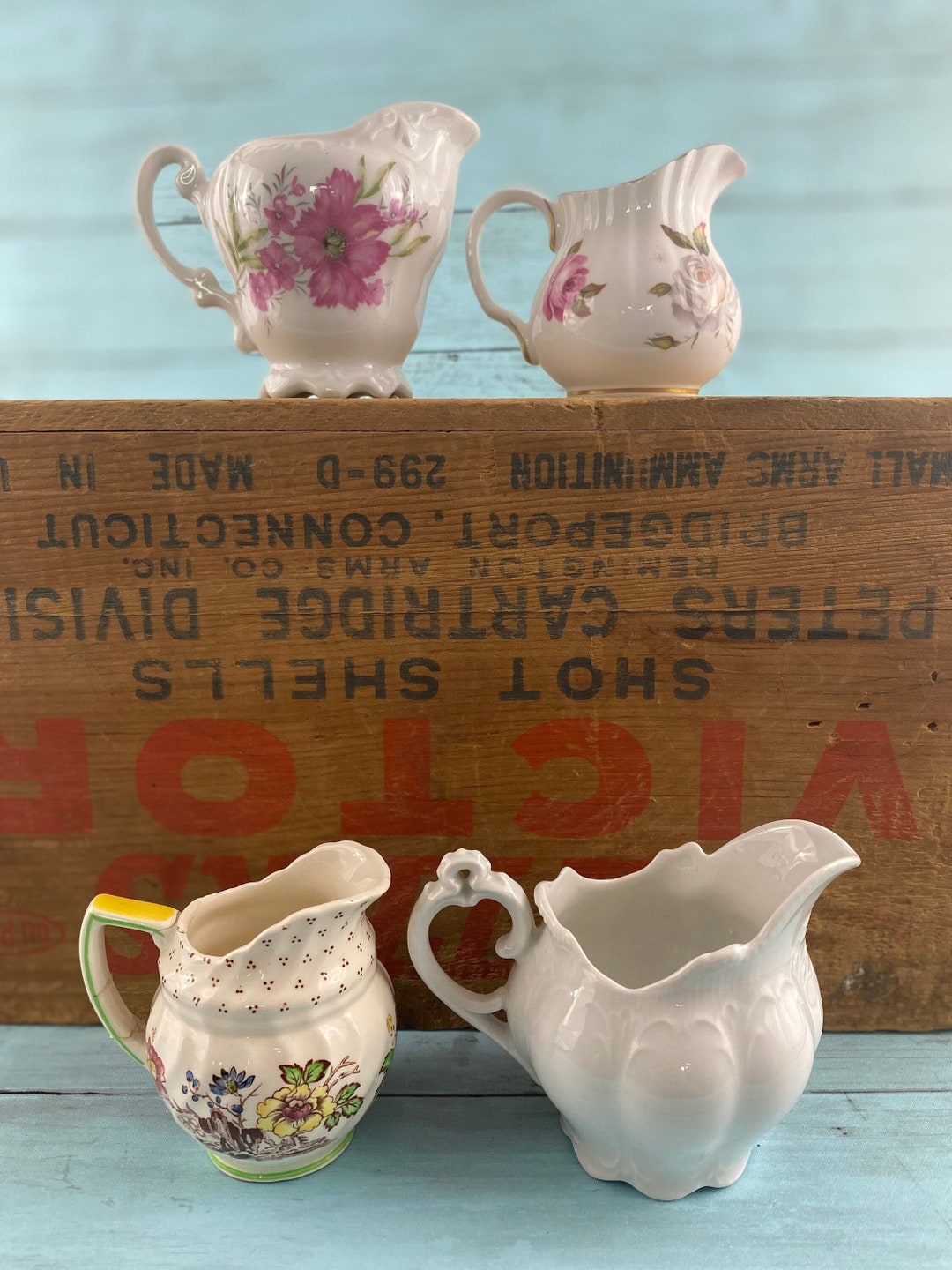 Vintage Small Creamer Collection Made in England Set of FOUR - Etsy