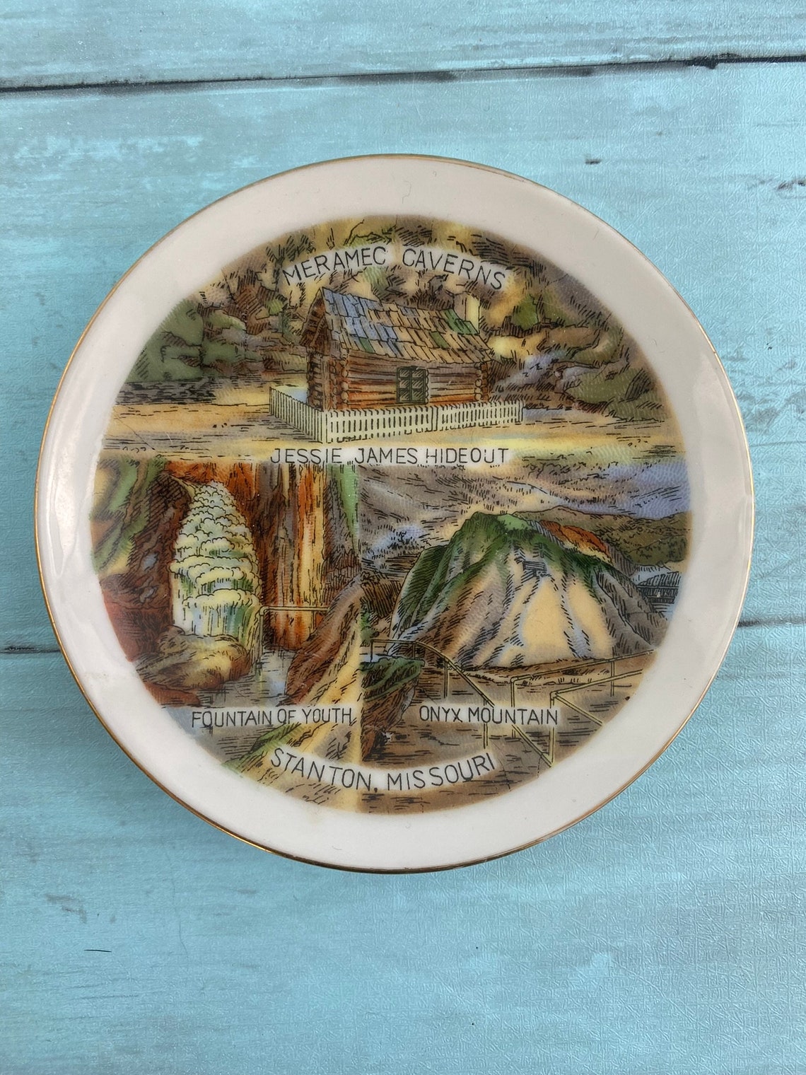 Vintage Small Meramec Caverns Jessie James Hideout Stanton Missouri ...
