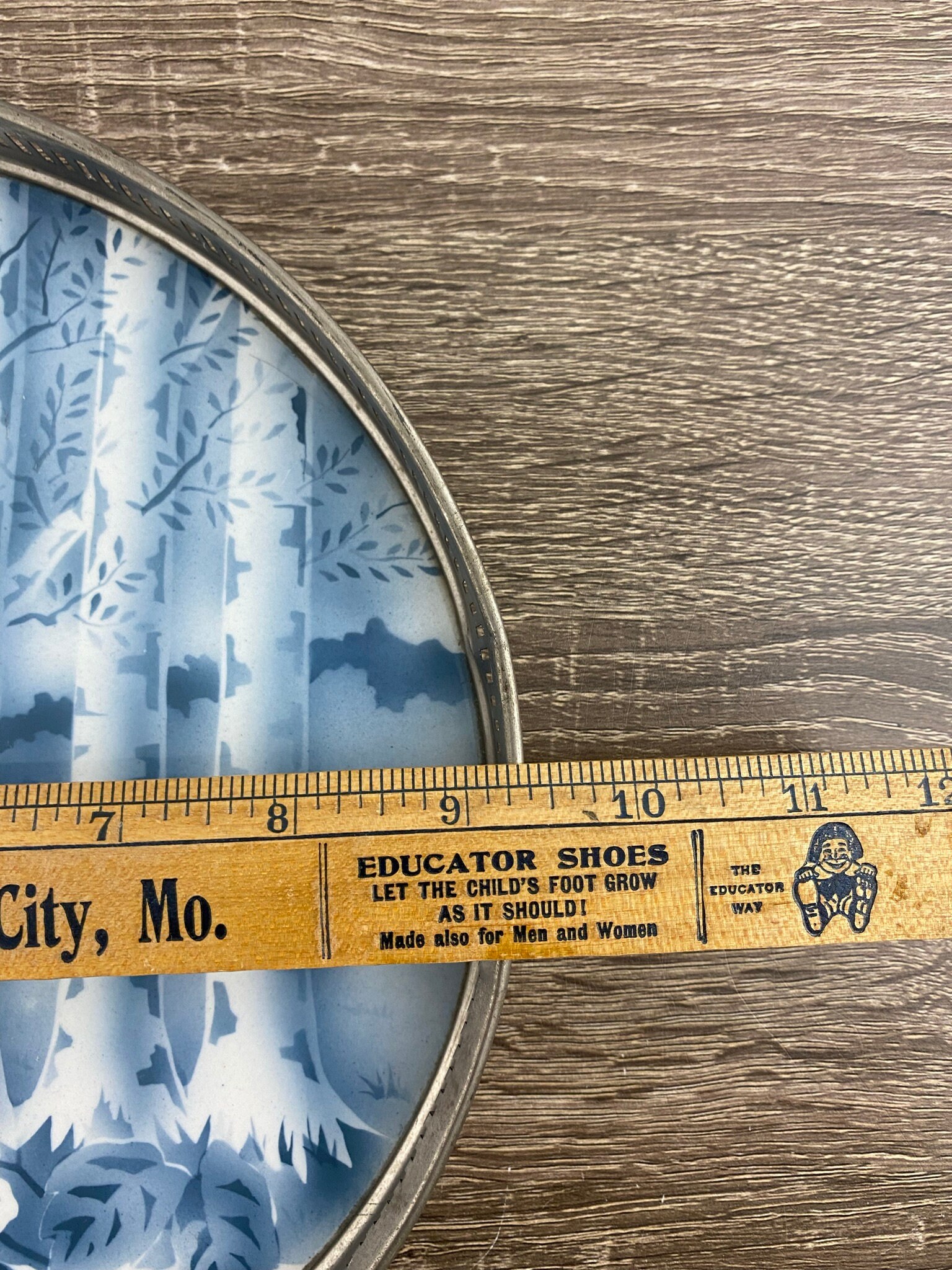 Vintage Dutch Tile Round Tray Windmill and Sailboat Delft 3415 - Etsy