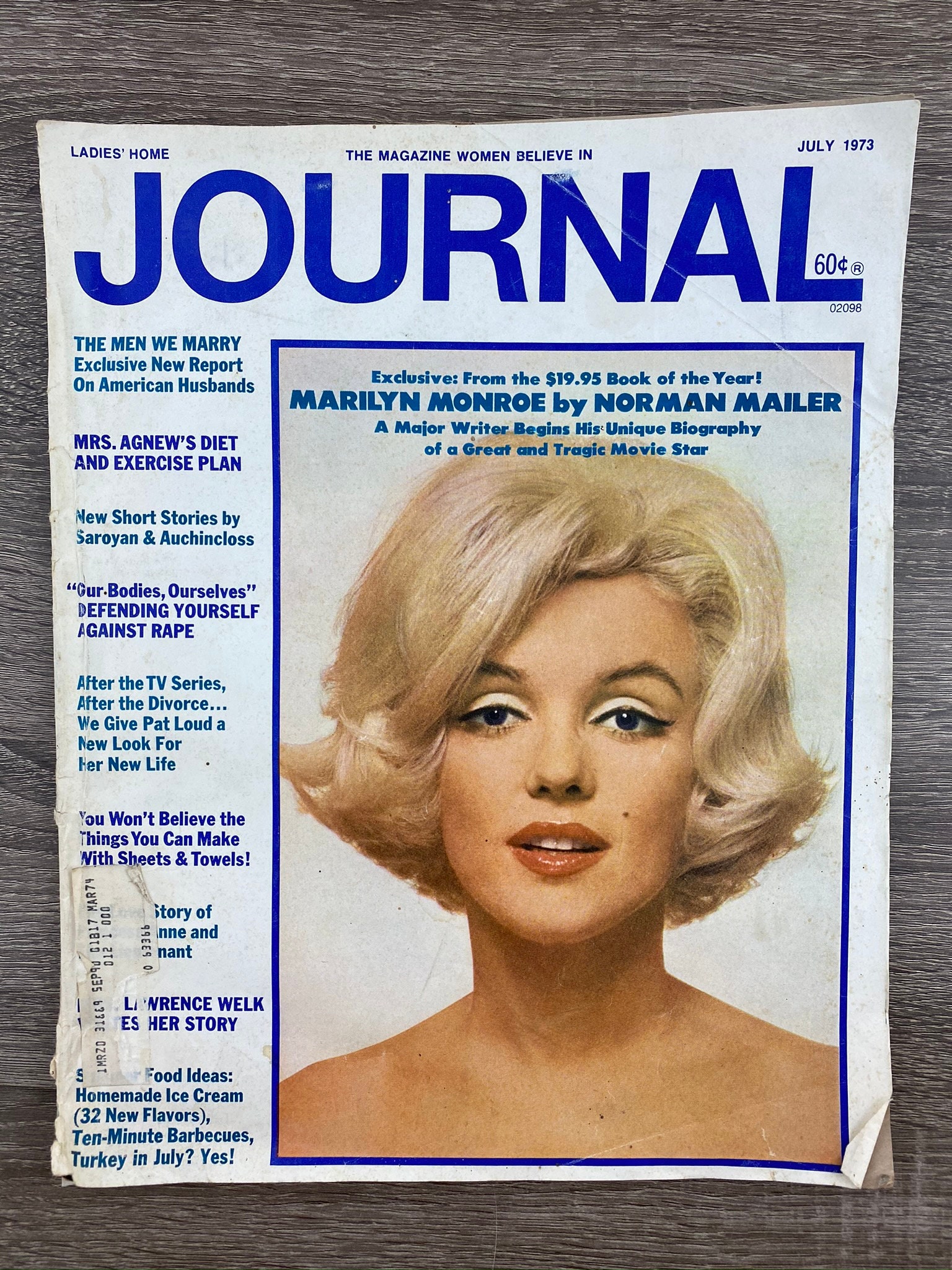 Vintage July 1973 Copy Ladies Home Journal Magazine Featuring Marilyn ...