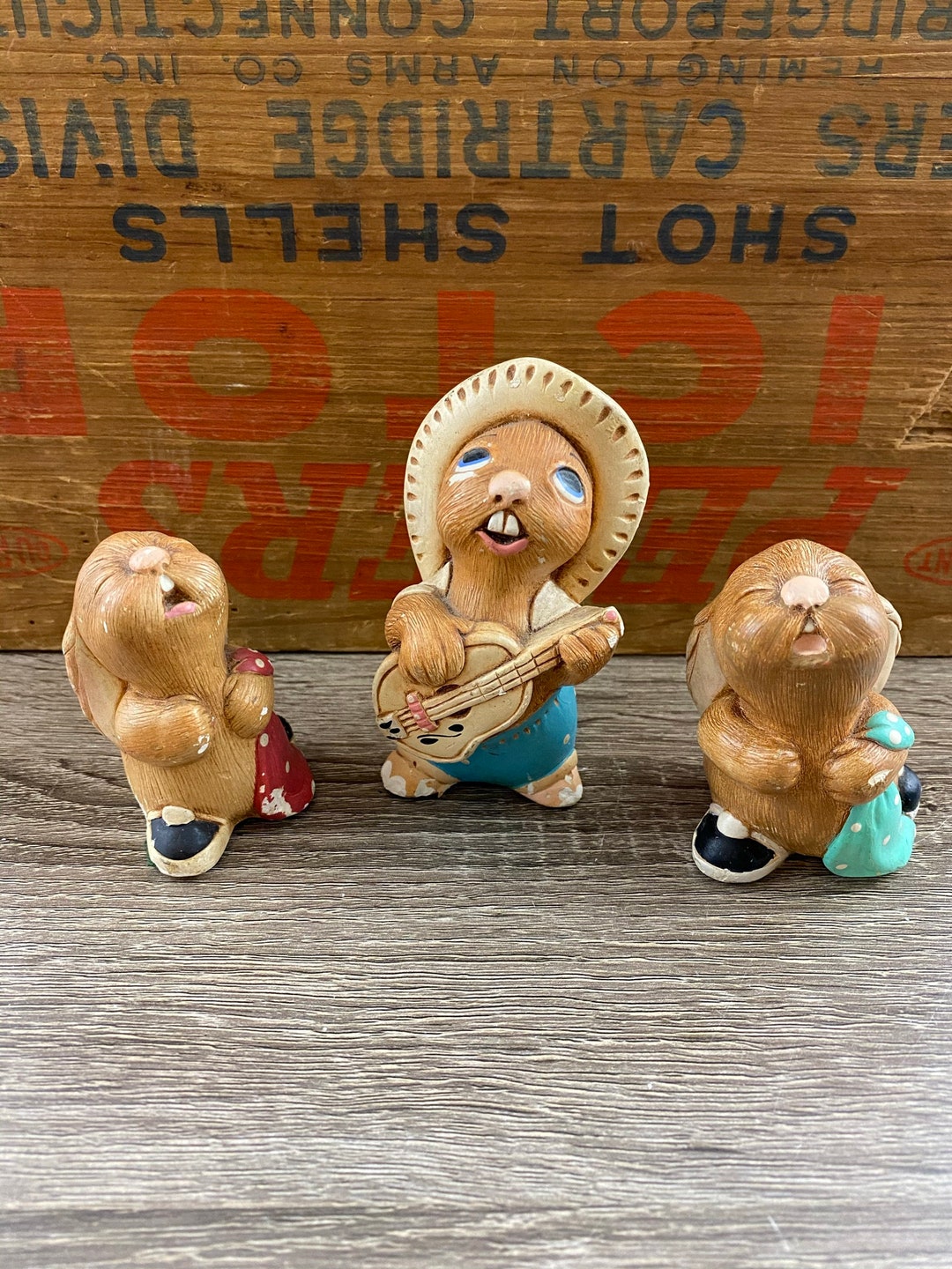 Vintage Pendelfin Bunnies Set of 3 Barney and Rocky Made in - Etsy UK