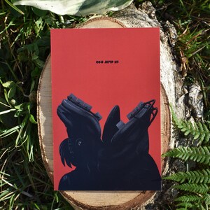 Splatoon 3 Shin Godzilla King Salmonid Prints | 4x6" Postcard Print ...