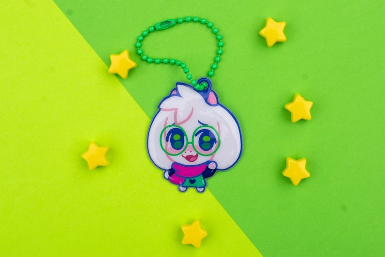 USA SHIPPING Deltarune Puffy PVC Keychain 2” ( Tenna, Spamton, Kris ...