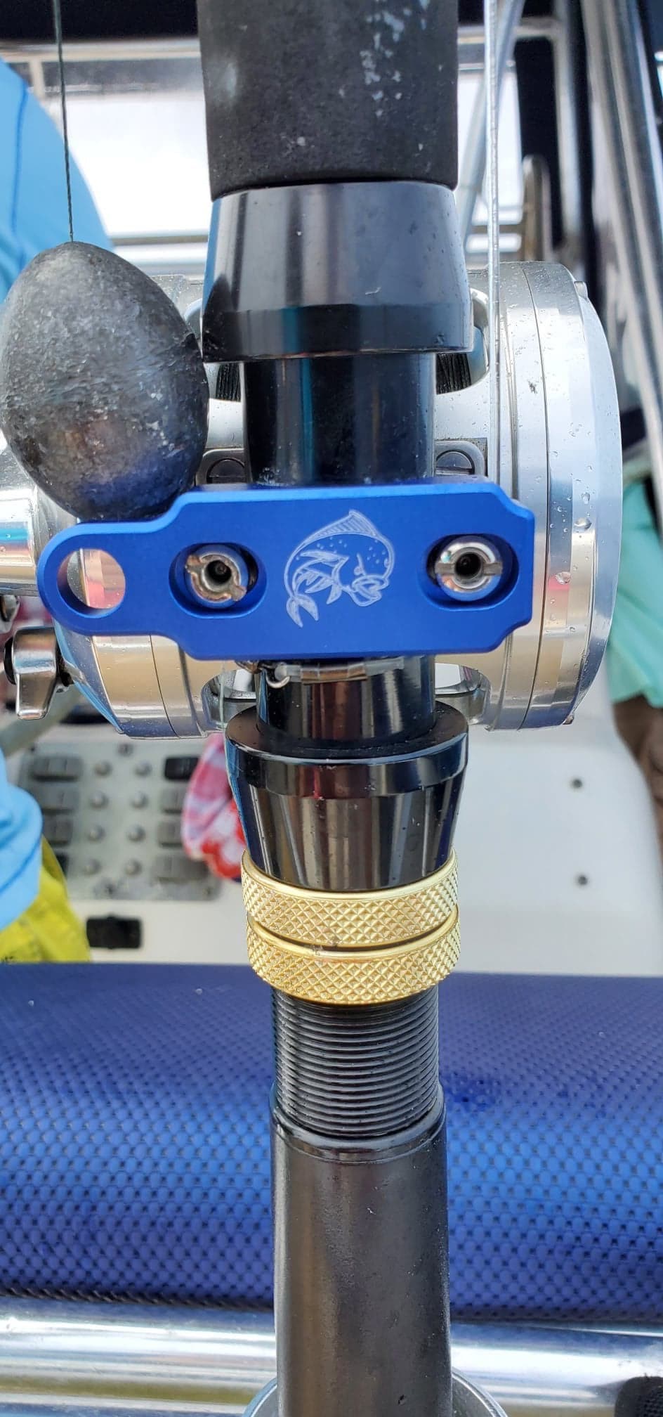 Penn Fishing Reel Clamp Customized Anodized Aluminum - Etsy