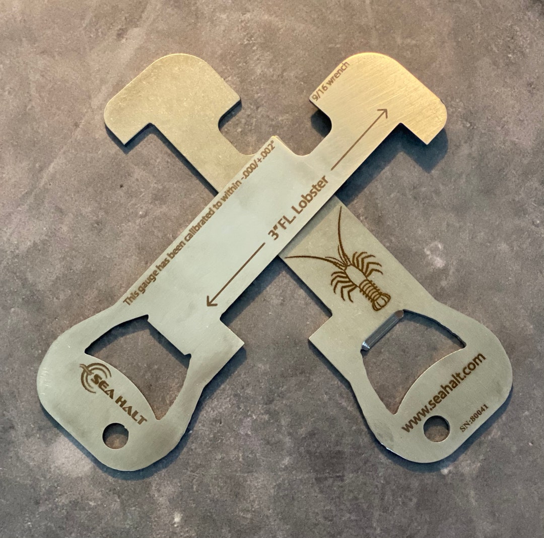 Ultra Precision 3” FL Spiny Lobster Fishing Gauge Marine Stainless ...