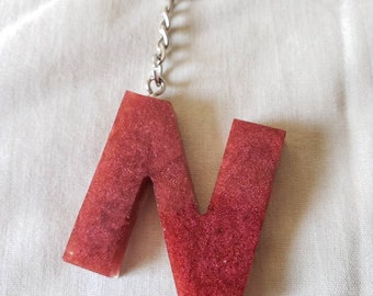 Keychain Letter N - Etsy
