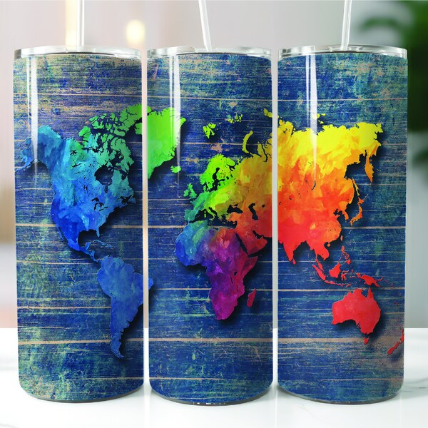 Metal World Map Stainless Steel Metal Map of the World Stainless Steel ...