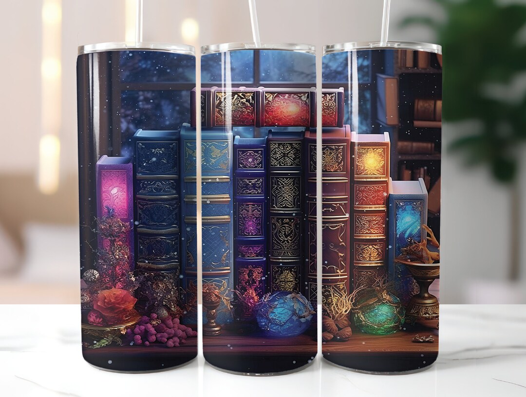 Fairytale Magic Library Stainless Steel Tumbler 20 Oz., Magic Tumbler ...