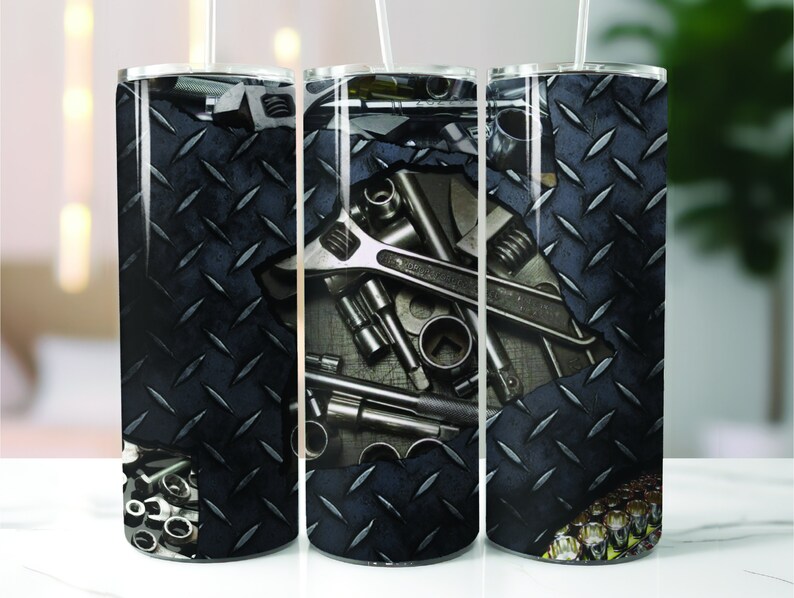 Mechanic Stainless Steel Tumbler 20oz. - Etsy