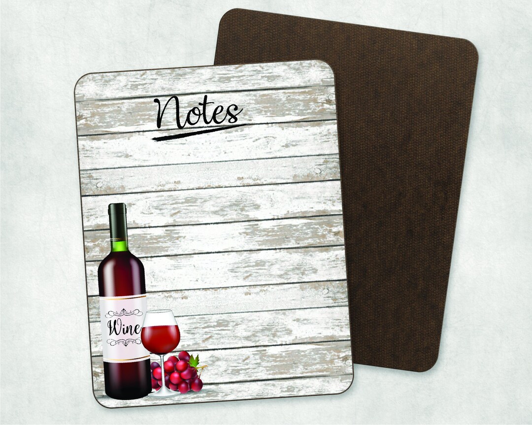 Red Wine Notes Dry Erase Board - Etsy