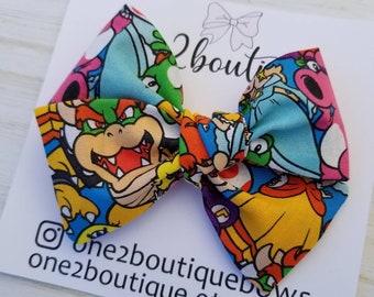 Mario Hair Bow - Etsy