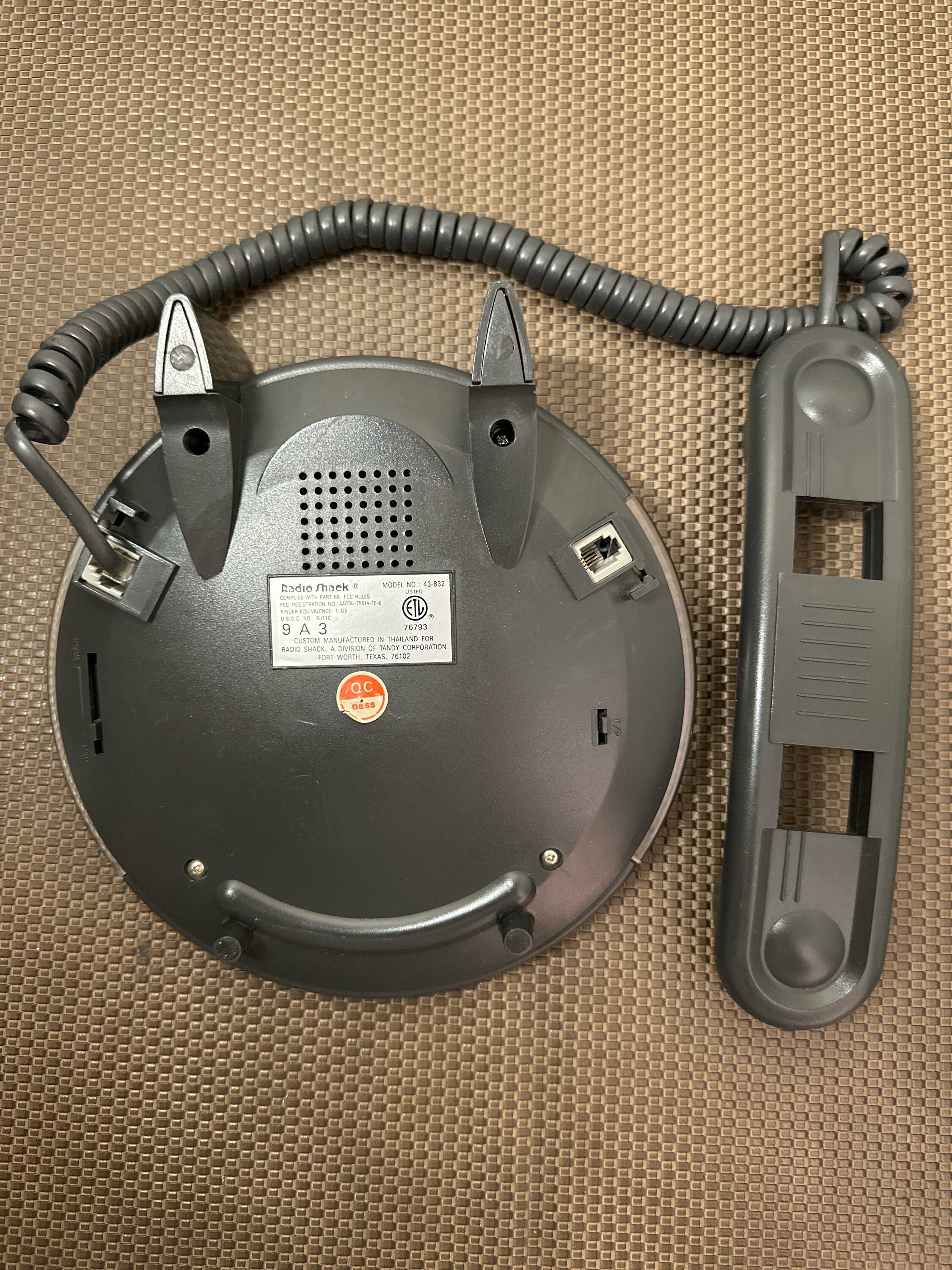 Vintage Radio Shack Starship Hemisphere Phone Telephone 1980s 90s UFO ...