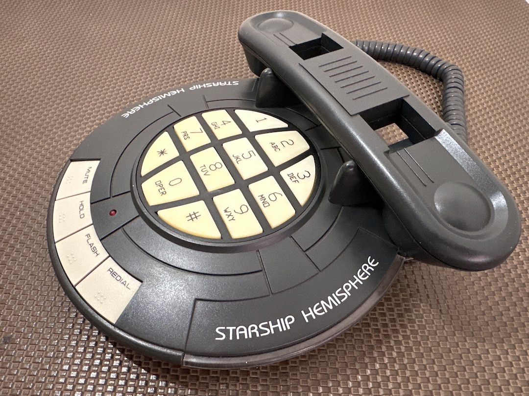 Vintage Radio Shack Starship Hemisphere Phone Telephone 1980s 90s UFO ...