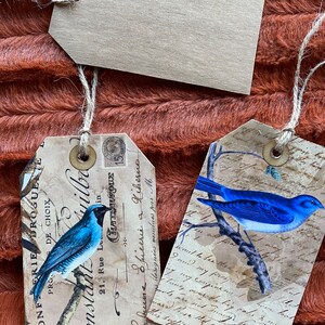 FREE SHIP Vintage set of 4 Bird Hang Tags 2 7/8 X 4 5/8. - Etsy