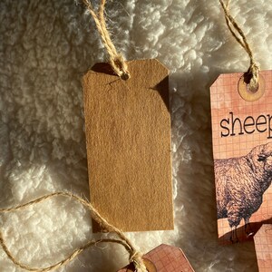 FREE SHIP Vintage set of 6 Farm Life Hang Tags 1 5/8 X 3 1/4 - Etsy