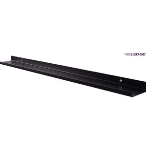 Black 3.5" Deep Ultraledge(r) Picture Ledge / Wall Art Display ...