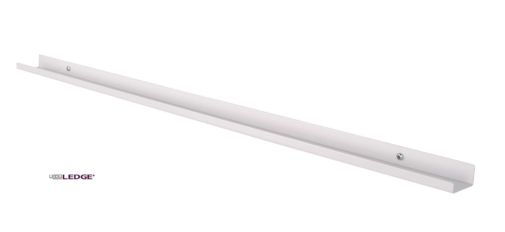 White 2" Deep Ultraledge(r) Picture Ledge / Wall Art Display / Floating ...