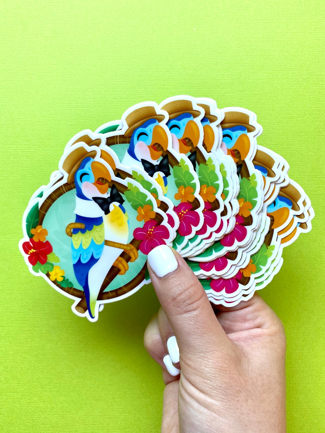 Enchanted Tiki Room Sticker, Tiki Room, Barker Bird, Tiki Room Sticker ...