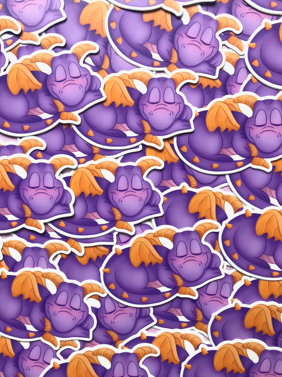 Figment Sticker Sleeping Figment Figment Disney Sticker | Etsy