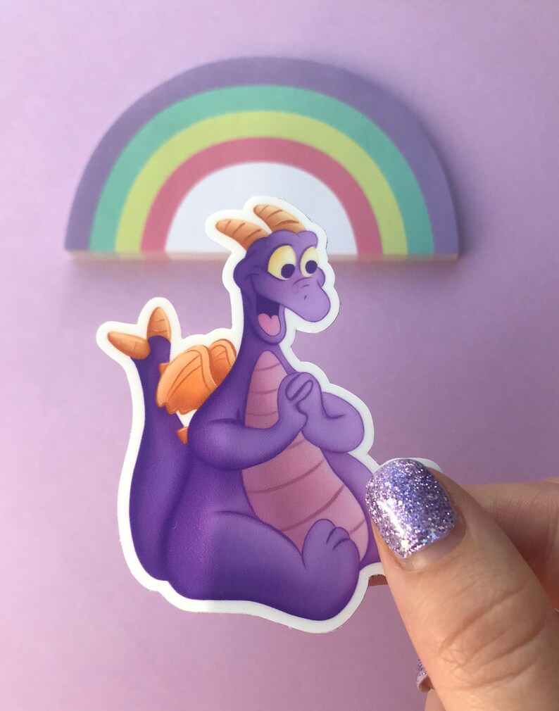 Figment Sticker / Disney Sticker / Epcot Sticker / Disney | Etsy