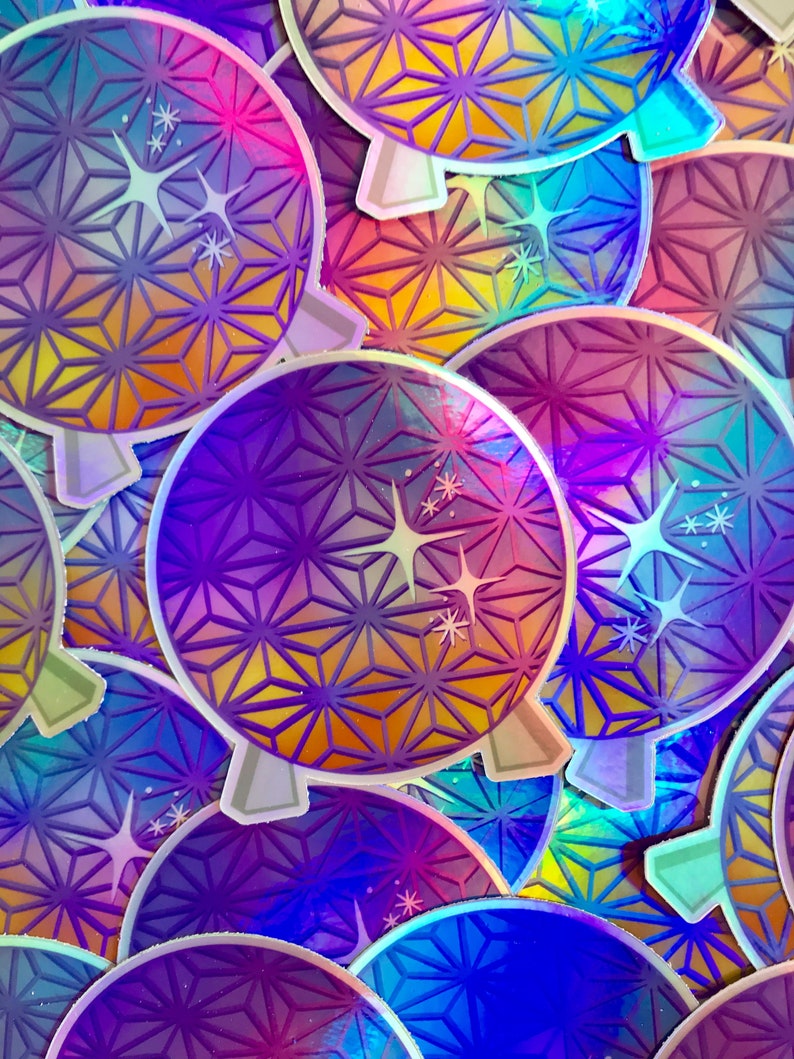 Epcot Sticker Spaceship Earth Walt Disney World Sticker | Etsy