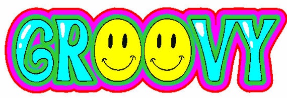 Embroidery Design GROOVY Embroidery File | Etsy