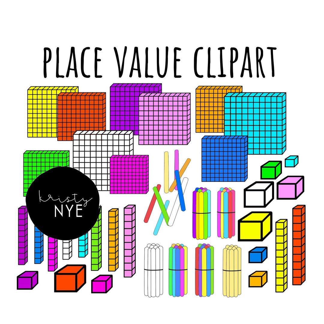 Moveable Place Value Clipart Counting Numbers Numeracy - Etsy Australia