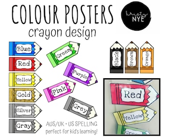 Color Poster Classroom - Etsy