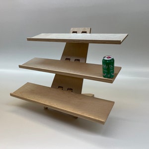 Fraser 3 Shelf Sloped Portable Display - Etsy