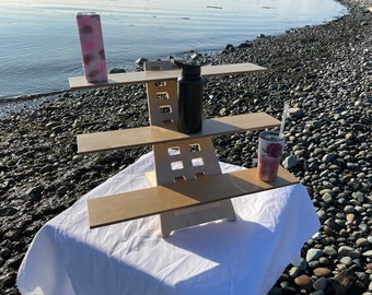 Portable Display Shelf Vendor Booth, Craft Show Display Stand, Retail ...