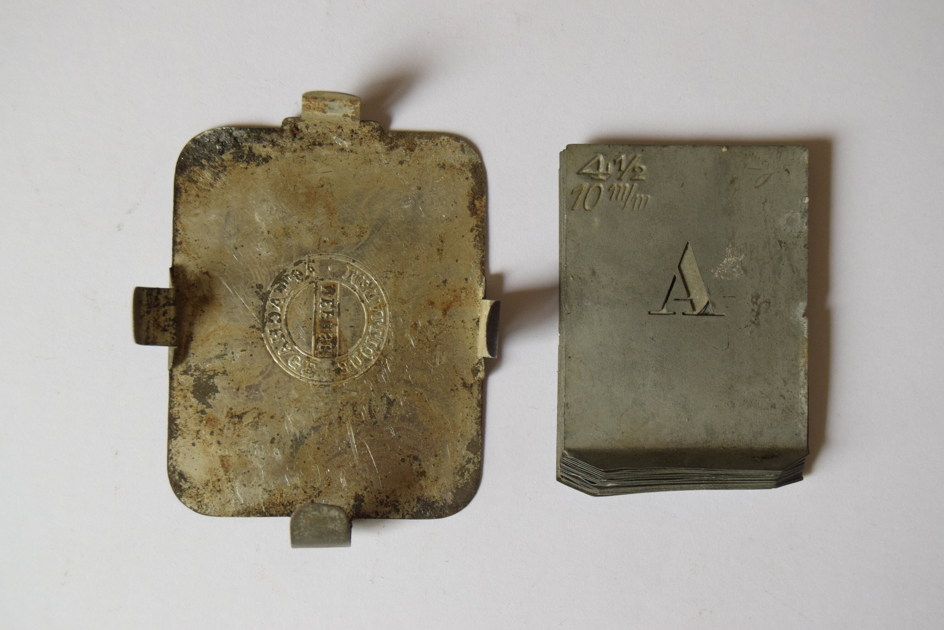 Zinc Letters of the Alphabet Stencil 1960. - Etsy