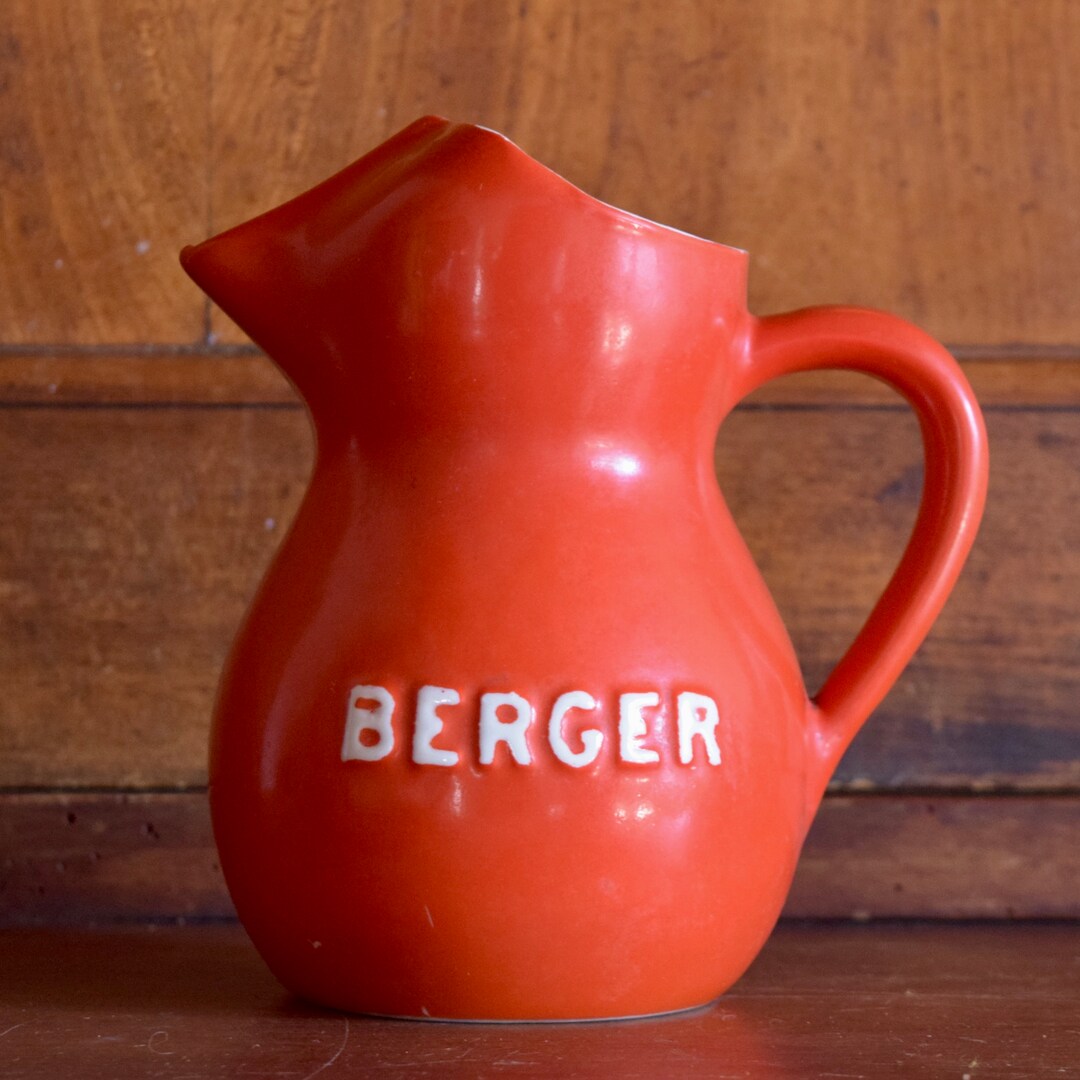 BERGER Old Advertising Pitcher Water Pitcher for Pastis - Etsy