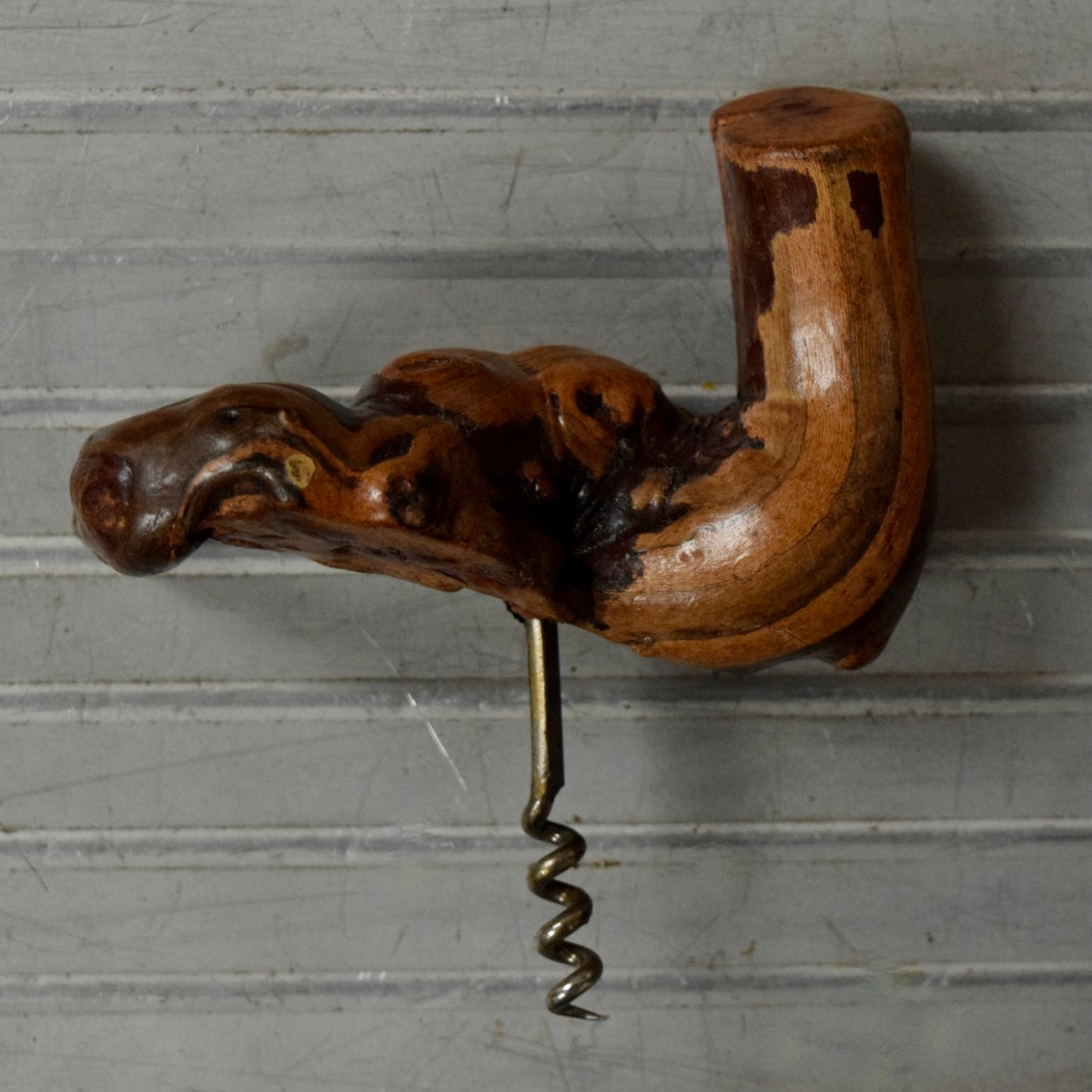 Ancien Tire Bouchon Manche en Cep de Vigne Très Joli Noeud - Etsy France