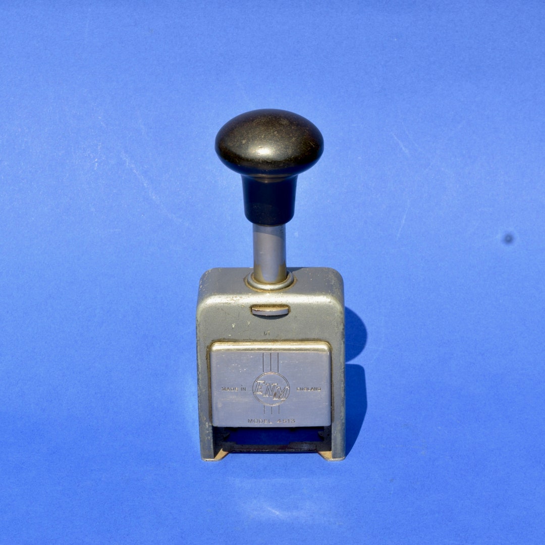 Automatic Numberer Date Stamp ENM Model 4513 Steel and - Etsy