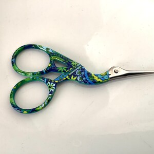 Reduced Price Set of Blue Scissor Fob, Stitch Stoppers & Stitch Markers ...