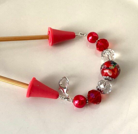 Red Stitch Stoppers Needle End Protector Needle Tip | Etsy