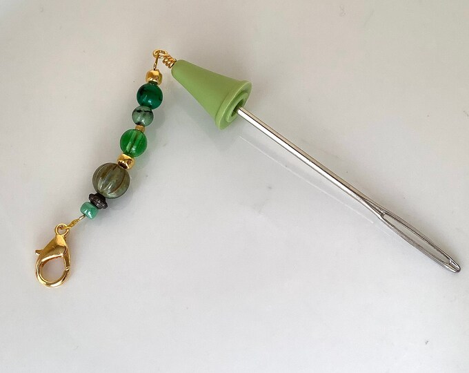 Darning Needle Fob, Ball Point Needle Keeper, Holder for Darning Needle ...