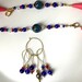 Reduced Price Set of Blue Scissor Fob, Stitch Stoppers & Stitch Markers ...