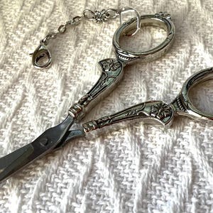 Victorian Style Scissors, Vintage Style Scissors, Chatelaine Scissors ...