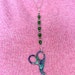 Green Crystal Scissor Fob Scissor Keeper Scissor Tip Minder - Etsy