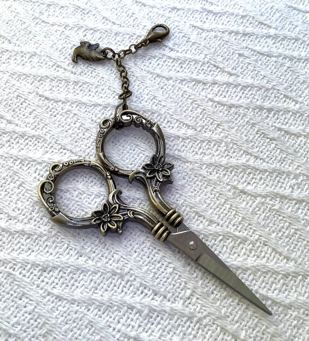 Victorian Style Scissors, Vintage Style Embroidery Scissors, Chatelaine ...