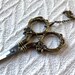 Victorian Style Scissors, Vintage Style Embroidery Scissors, Chatelaine ...