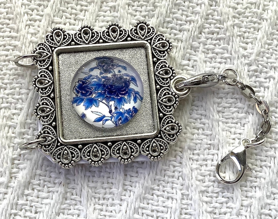 Mini Chatelaine Notebook, Silver Mini-notebook, Note-pad Charm, Antique ...