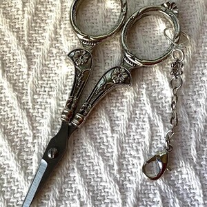 Victorian Style Scissors, Vintage Style Scissors, Chatelaine Scissors ...