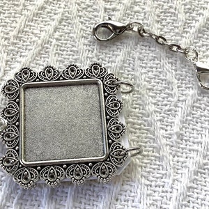 Mini Chatelaine Notebook, Silver Mini-notebook, Note-pad Charm, Antique ...