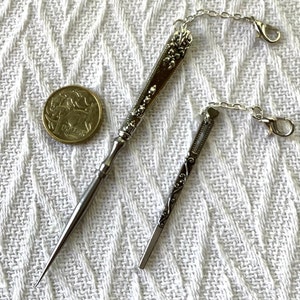 Silver Antique Style Awl, Threader, Vintage Style Threader, Decorative ...