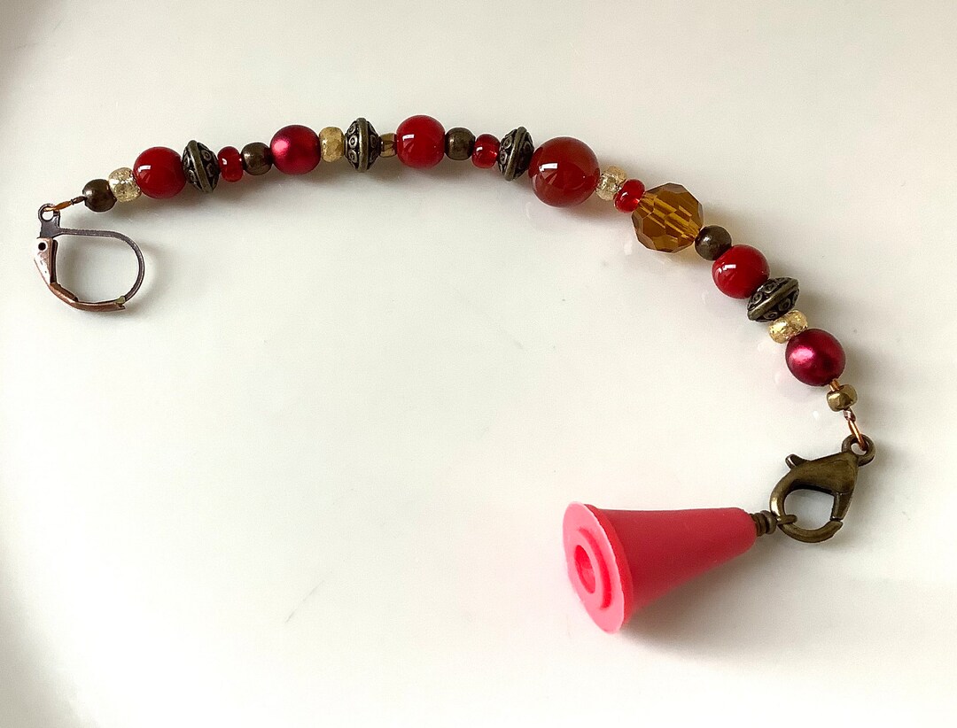 Red Scissor Fob, Scissor Keeper, Scissor Tip Minder, Stork Scissors ...