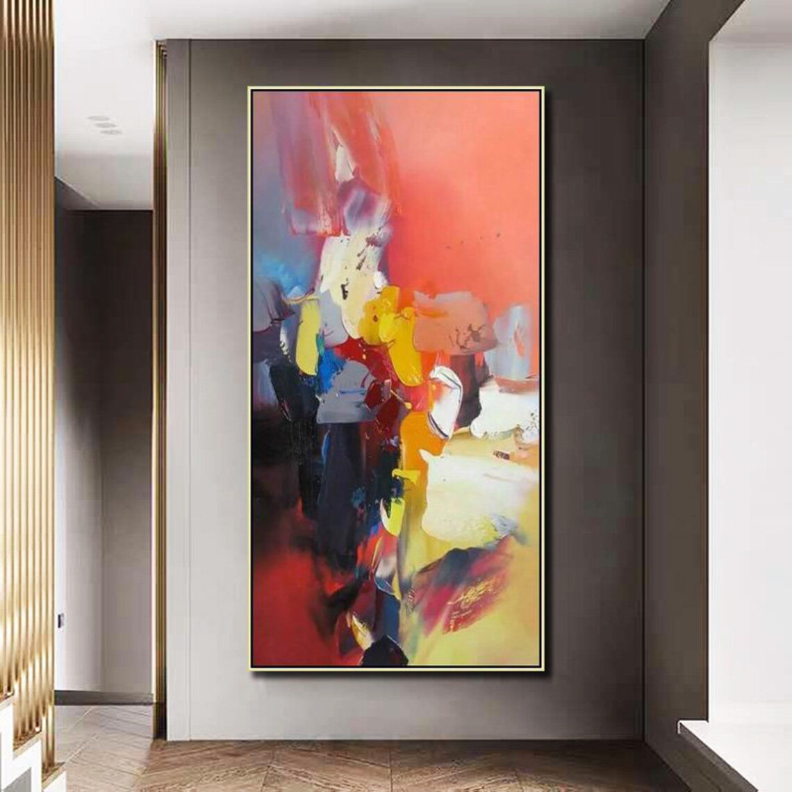 Extra Large Painting Hand Painted Artwork Contemporary Wall - Etsy