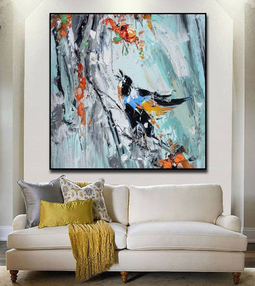 Contemporary Wall Art, Original Canvas Painting, Large Abstract ...